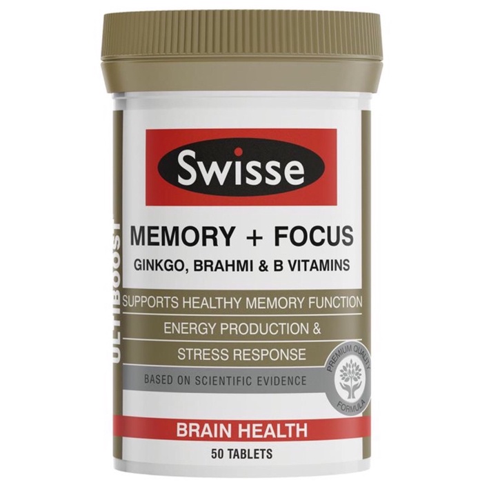 Jual Swisse Ultiboost Memory & Focus 50 Tablets | Shopee Indonesia