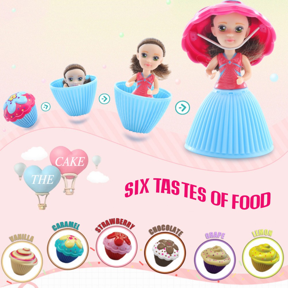 Jual Mini Cupcake Princess Surprise Doll Mainan Anak Perempuan Unik ...