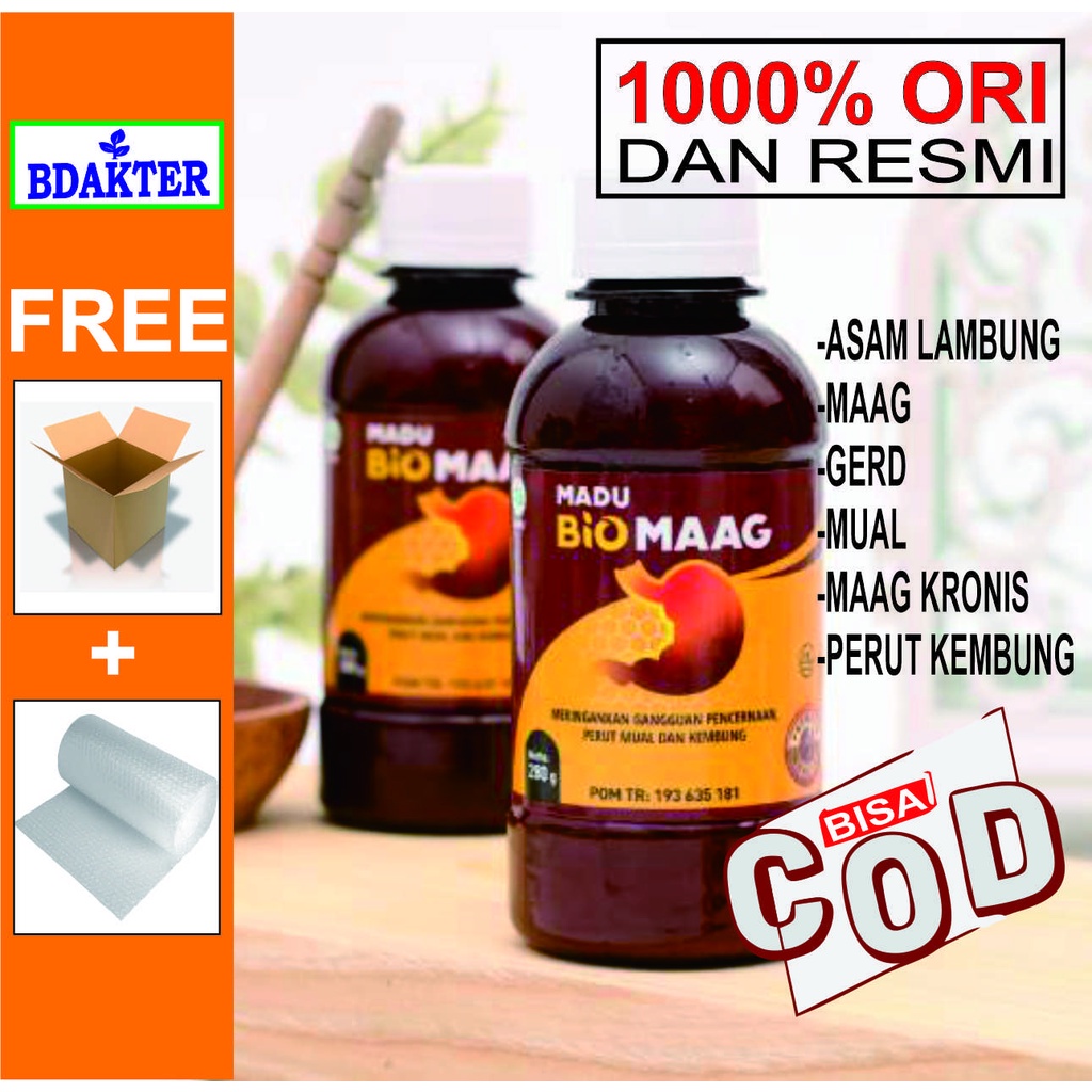 Jual ORIGINAL Madu Biomaag Biomag Obat Herbal Asam Lambung Bukan Madu ...