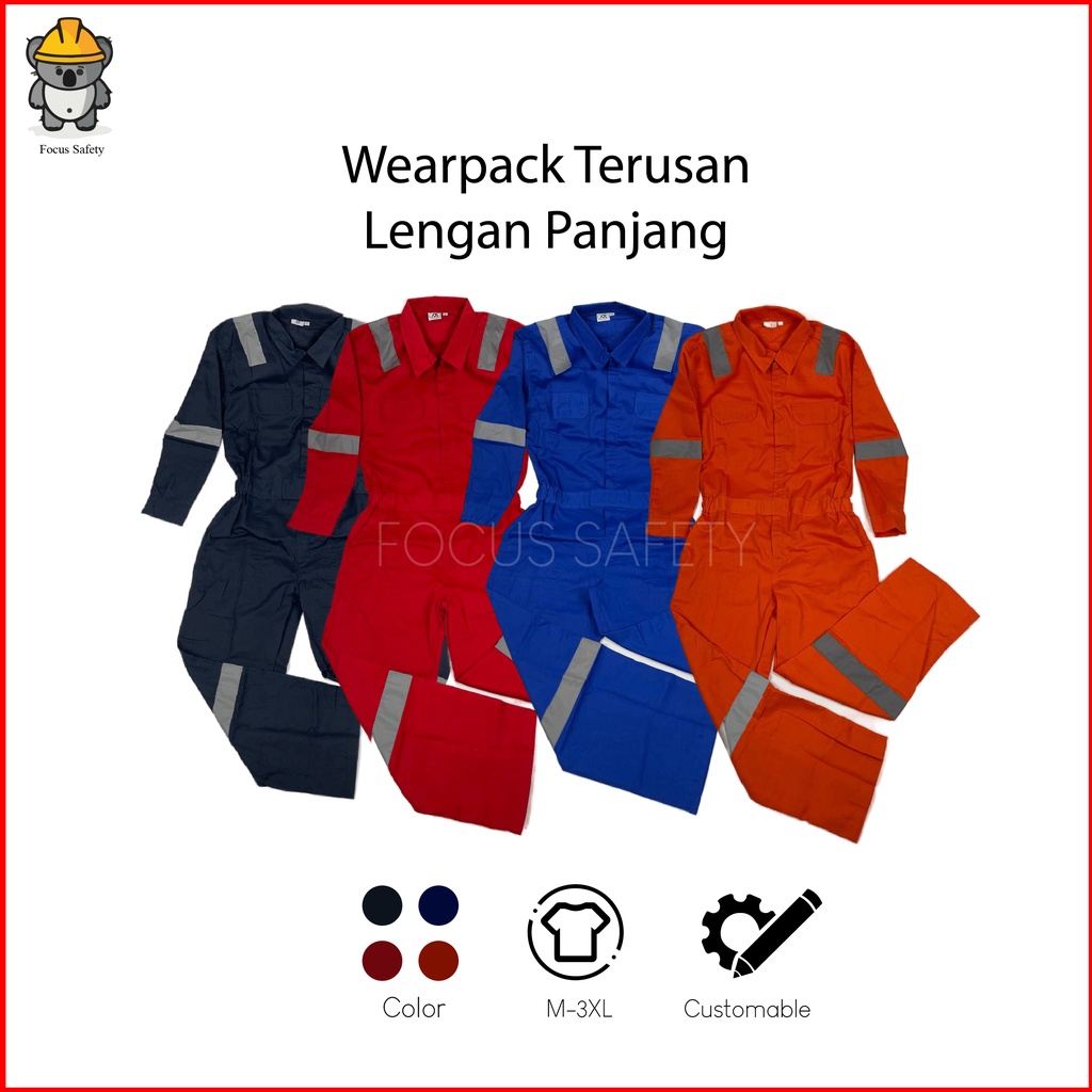 Jual Wearpack/Wear Pack/Baju Safety model Coverall/Wearpack terusan ...
