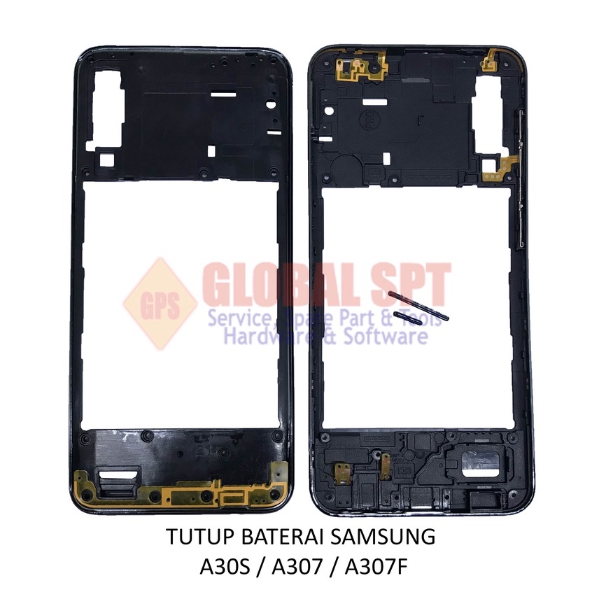 Jual TUTUP BATERAI SAMSUNG A30S / BEZZEL MIDDLE A307 / A307F | Shopee ...