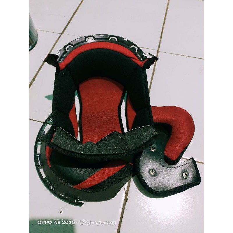 Jual Busa helm NHK gladiator Full set kancing besi busa set NHK ...