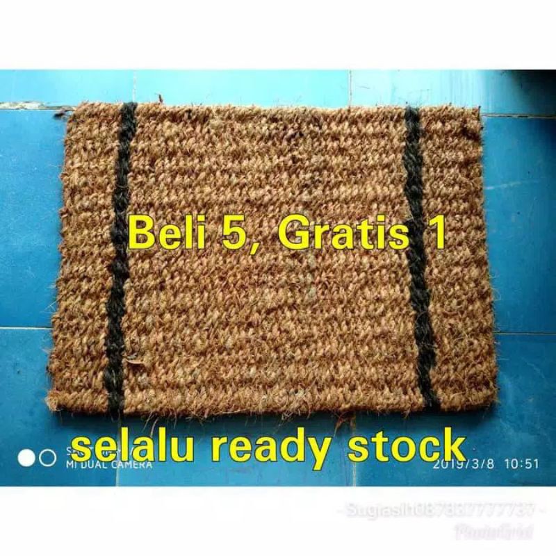 Jual Kesed Sabut Kelapa / Keset Ukuran 50 x 40 | Shopee Indonesia