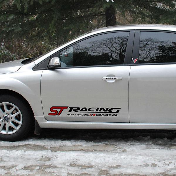 Jual Stiker/Sticker Mobil ST Racing Ford Racing Go Further | Shopee ...