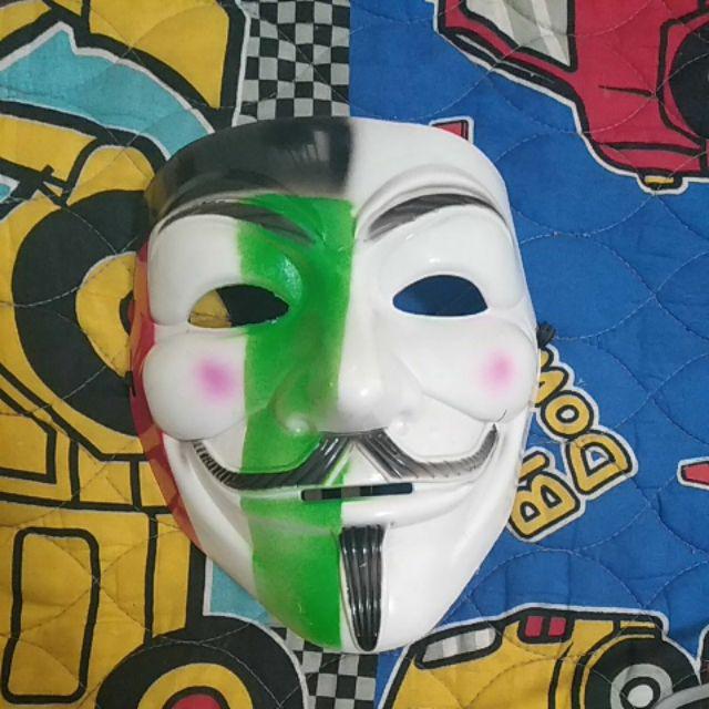 Jual topeng anonymus / topeng V for Vendetta topeng mainan custom ...