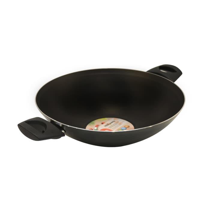 Jual PANCI MILANO WOK 30CM 2 HANDLE DARK GREEN ORIGINAL | Shopee Indonesia