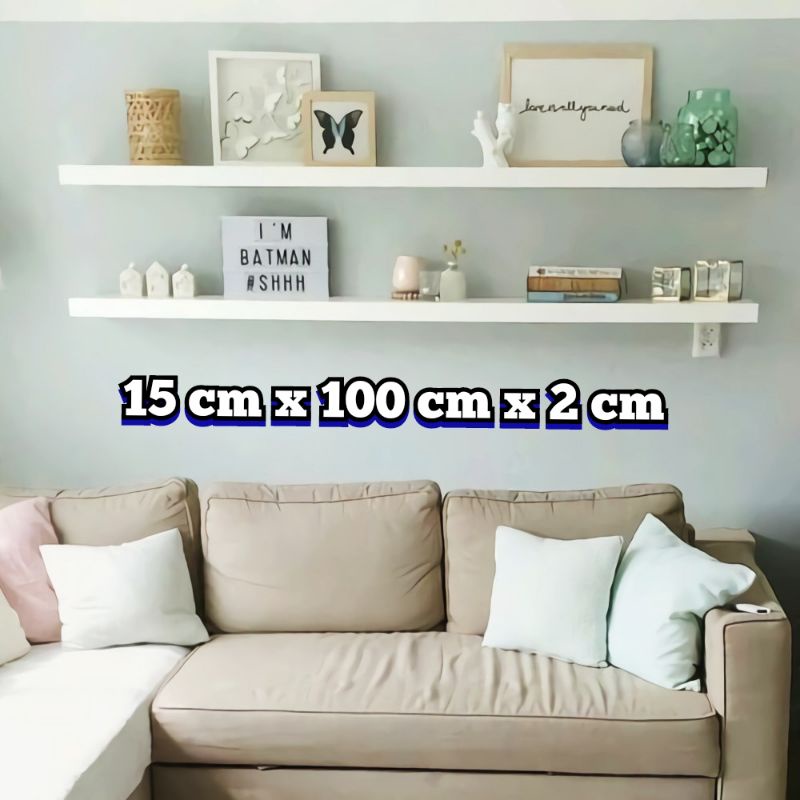 Jual Rak Ambalan dinding minimalis papan ambalan tempel dinding ...