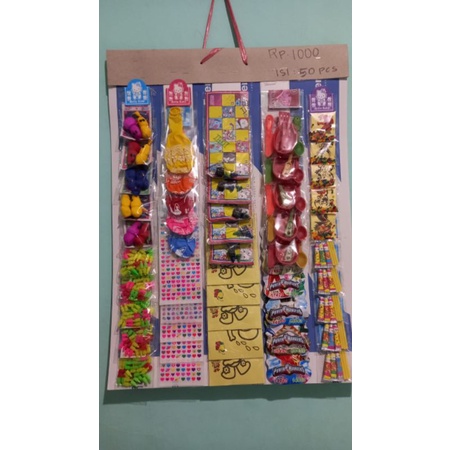 Jual Mainan Warung Rentengan Serba 1000 Siap Jual Isi 50pcs | Shopee ...