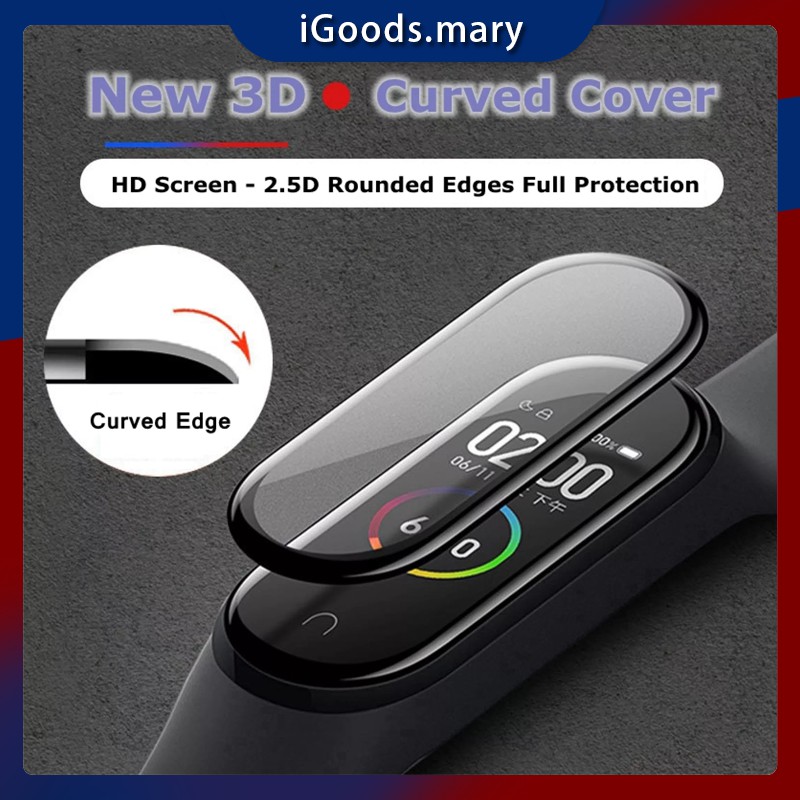 Jual Anti Gores Xiaomi Mi Band Pelindung Layar 3D Jam Tangan Pintar Xiaomi Mi Band 3 4 5 6 7 8 9 ...