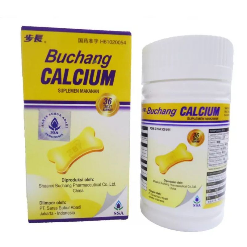 Jual bucang BUCHANG KALSIUM VITAMIN TULANG VITAMIN D Buchang Calcium ...