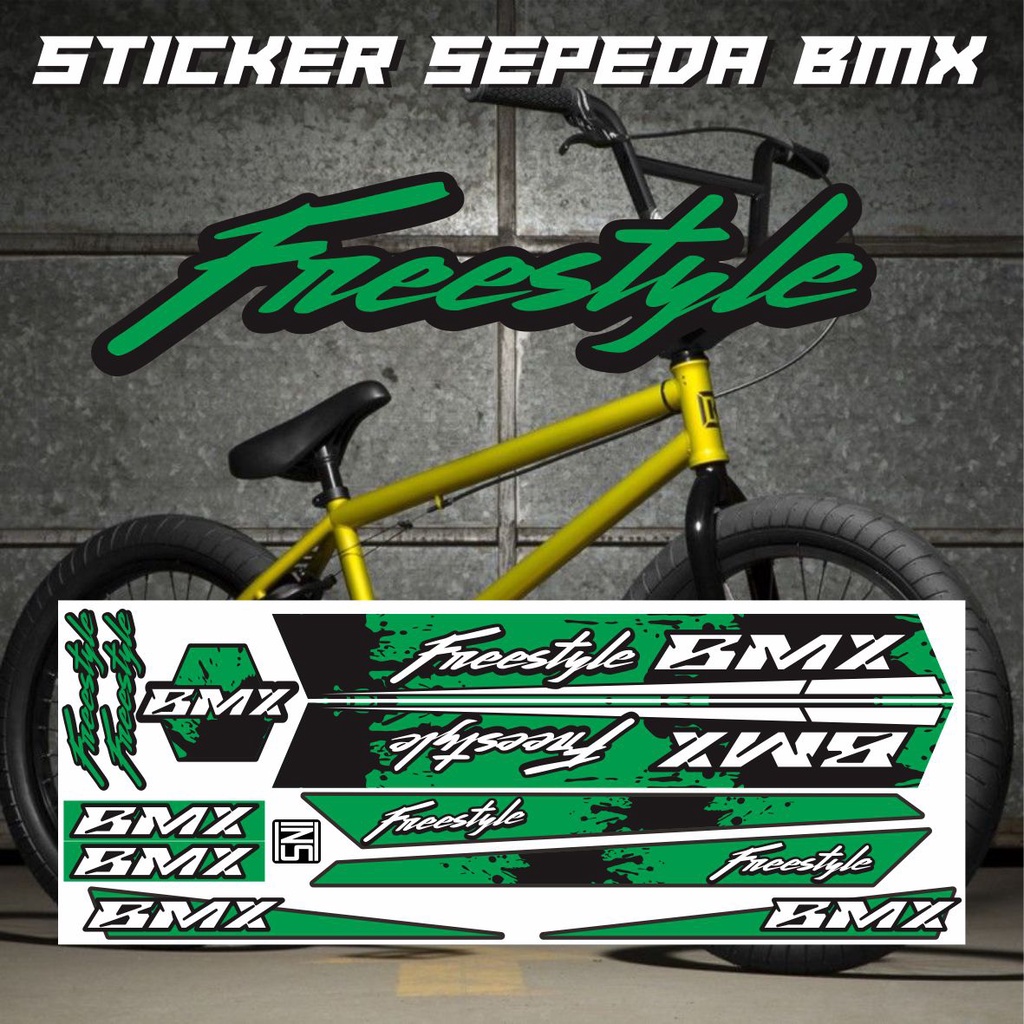 Jual COD-MOTIF LIS VARIASI STICKER SEPEDA BMX VARIASI / VARIASI DECAL ...