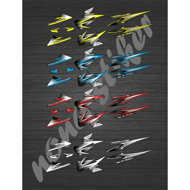 Jual STIKER STRIPING DECAL TIGER MDL 1 | Shopee Indonesia