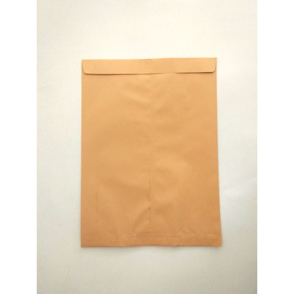 Jual (100 Pcs) Map Amplop Polos Folio coklat | Shopee Indonesia