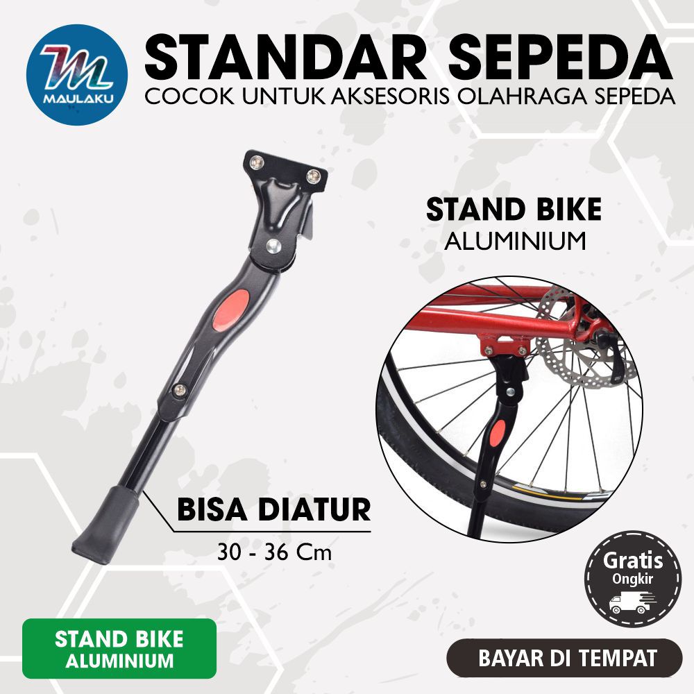 Jual Standar Parkir Samping Sepeda Bicycle Side Kickstand MTB 30-36cm | Shopee Indonesia