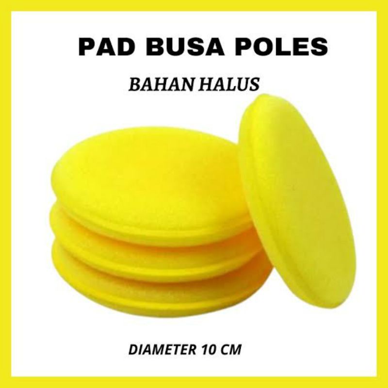Jual Busa Poles Foam Aplicator / Pad Sponge Aplikator Wax Polishing ...