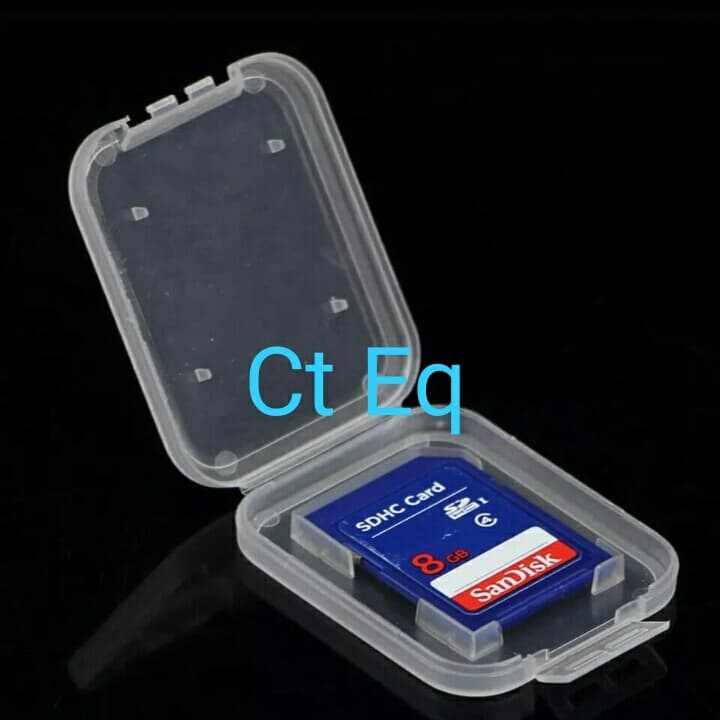 Jual Memory Kartu Case Pelindung Memori card Transparan Kotak ...