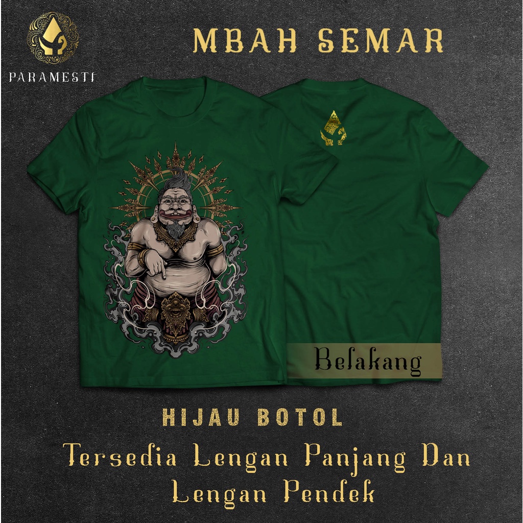 Jual Paramesti Kaos Jawa Mbah Semar Kaos Semar Kaos Wayang Semar ...