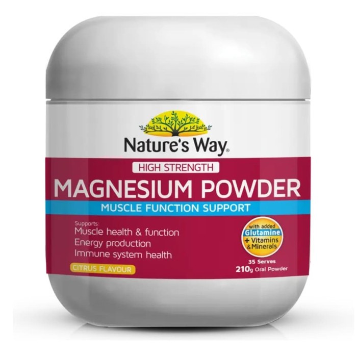 Jual Nature's Way High Strength Magnesium Powder 210 g - Made in ...