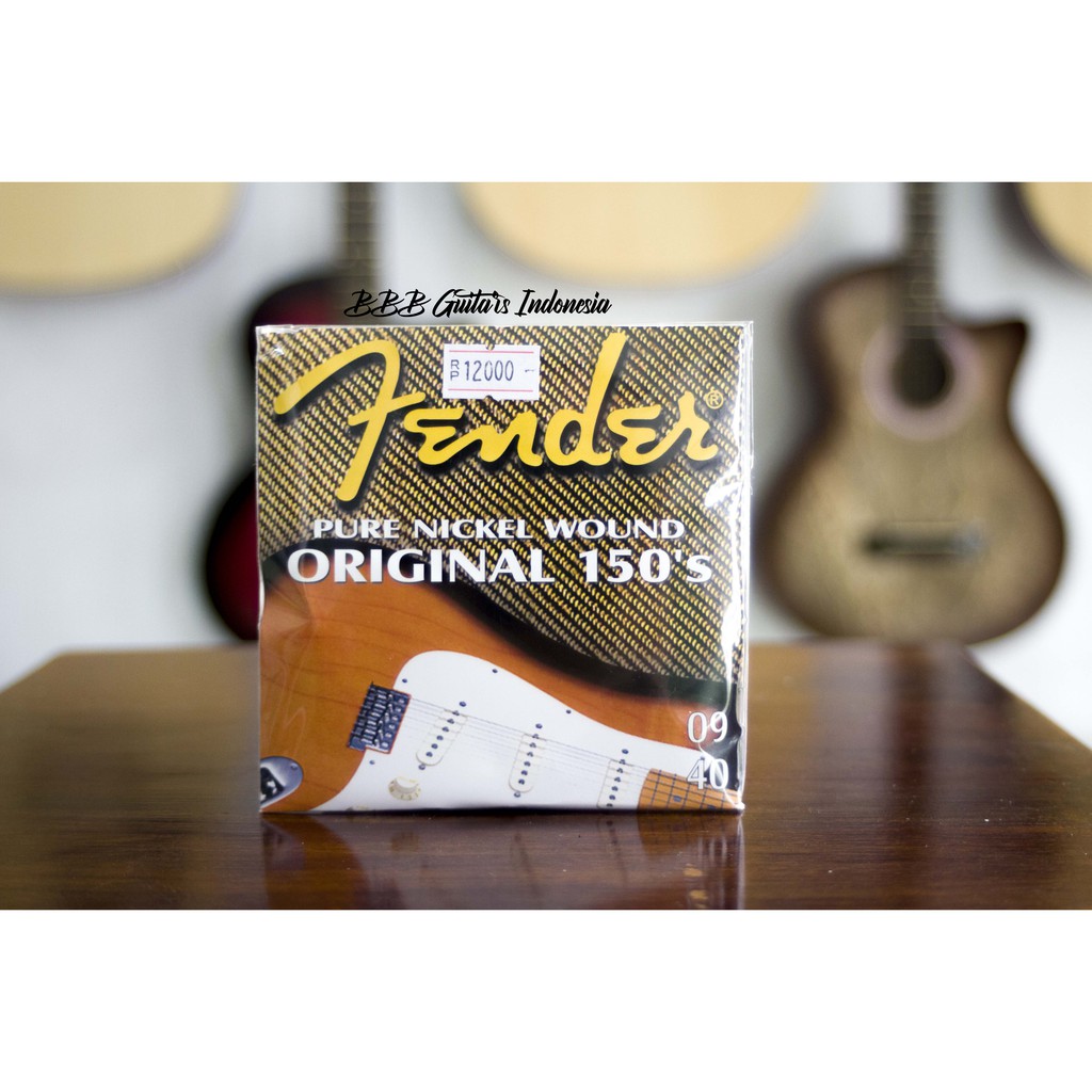 Jual Senar Gitar Akustik Elektrik Merk Fender Ukuran 0.9 Satu Set ...