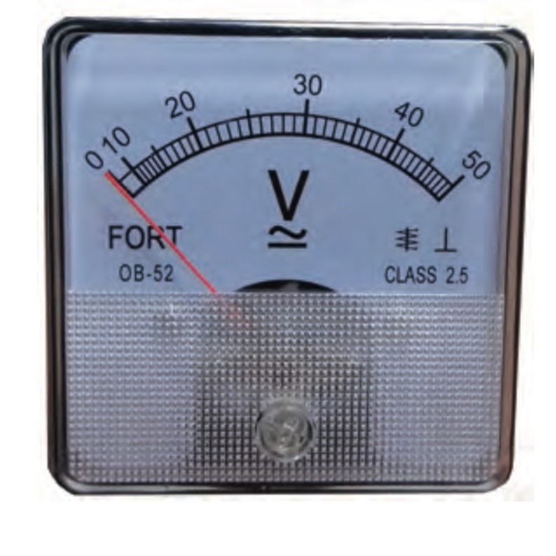 Jual Voltmeter Analog AC / DC FT-65V / Volt Meter FT52V Uk 65 X 65 Fort ...