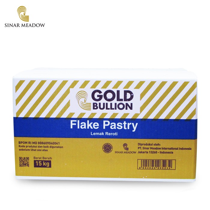 Jual GOLD BULLION Flake Pastry Shortening 15 Kg | Shopee Indonesia