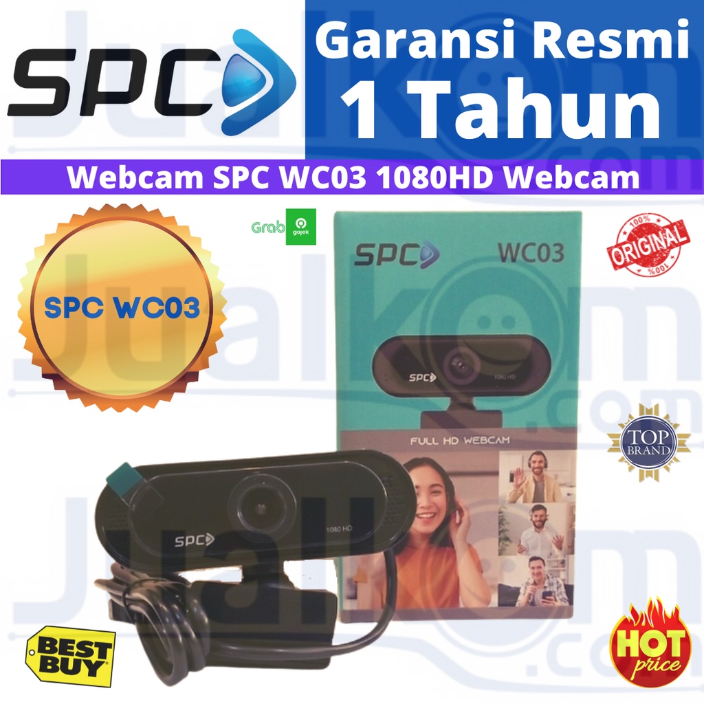 Jual Webcam SPC WC02 1080HD SPC WC02 | Shopee Indonesia