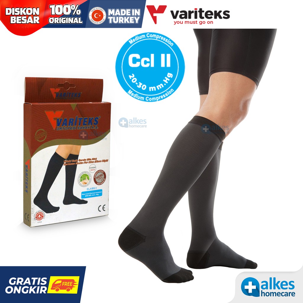 Jual Stocking Varises for Men - Variteks Varicose (Alat Terapi) Ccl 2 ...