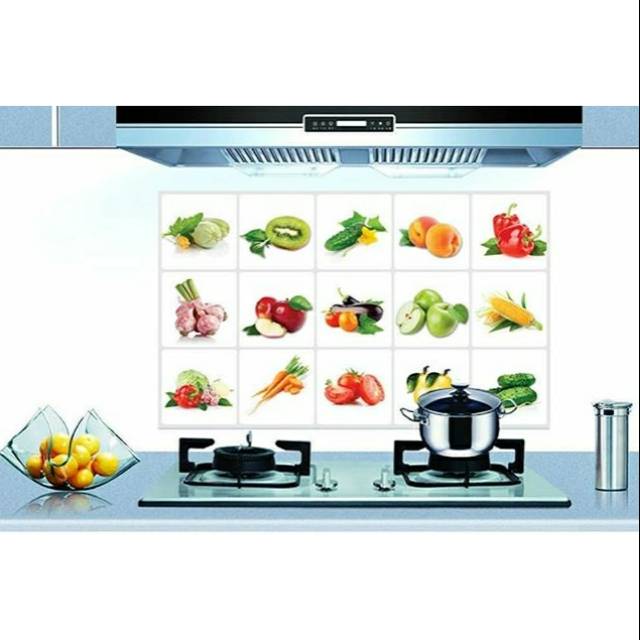 Jual Wallsticker (sticker dinding) Sticker dapur buah [by request bisa ...