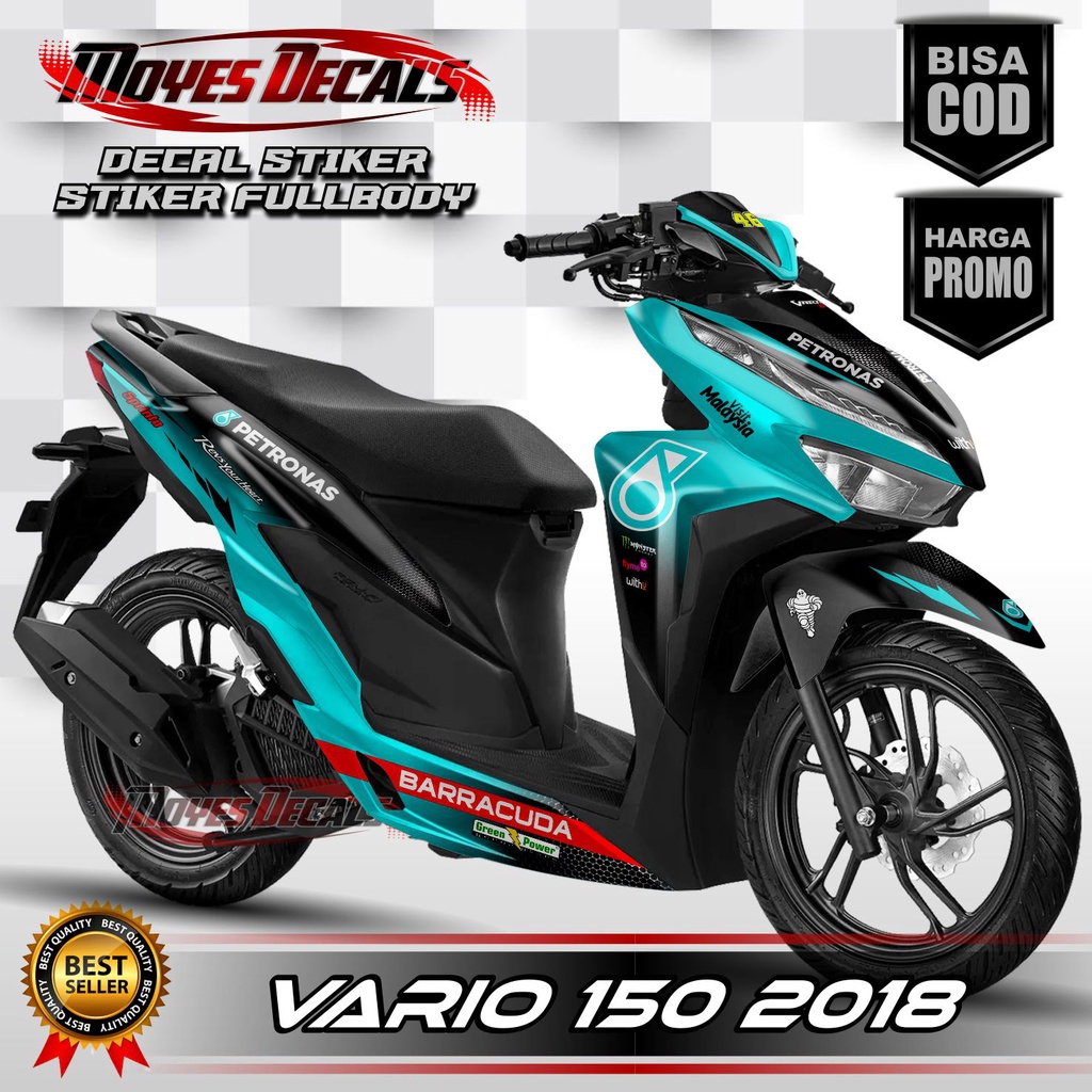 Jual Decal Sticker Honda VARIO 150 125 Petronas - Dekal Stiker Honda ...