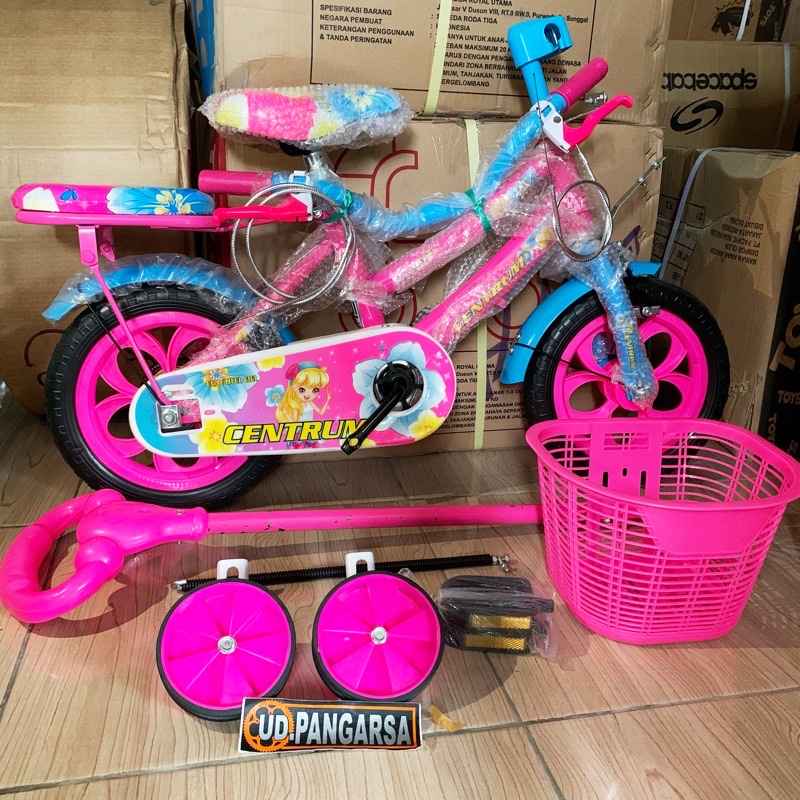 Jual SEPEDA ANAK Dorong Perempuan Sepeda MINI 12 INCH CENTRUM ATLANTIS ...