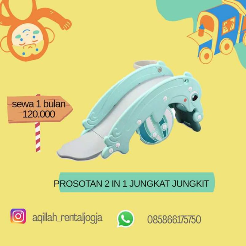 Jual perosotan jungkat jungkit mini sewa Jogja | Shopee Indonesia