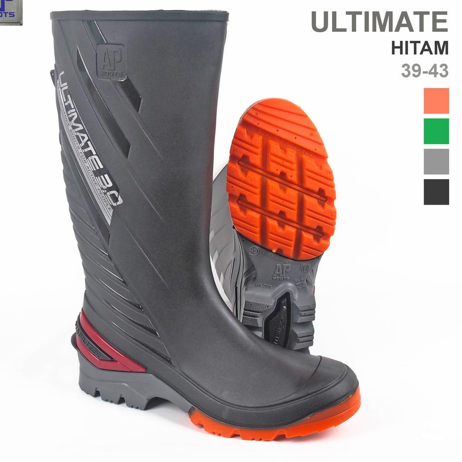 Jual Terjangkau AP Boots 2015 Ultimate Hitam - Sepatu PVC 愛 | Shopee ...