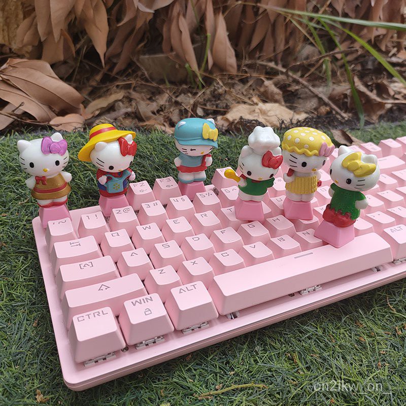 Jual Kawaii Anime Keyboard Keycaps Custom Pbt Keycap Personality DIY ...