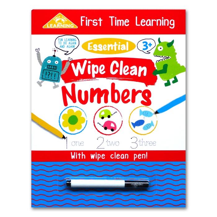 Jual [Autumn] Wipe Clean Book NUMBERS (Buku latihan menulis tracing ...