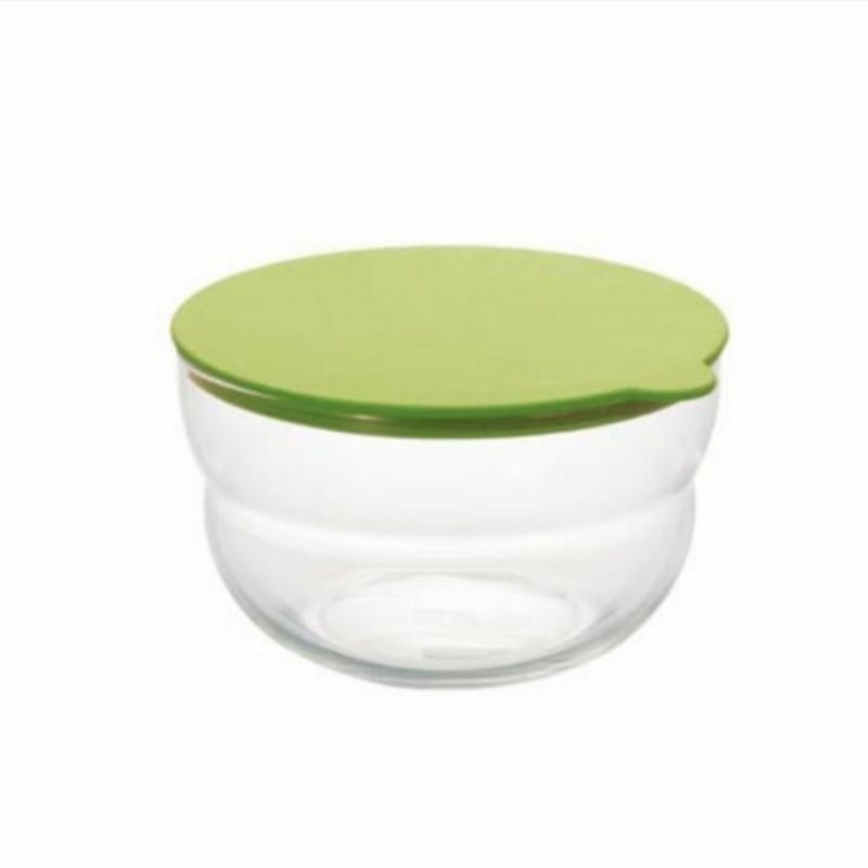 Jual Hario CWP-350kg cawan kaca 350ml mangkok kaca tutup silicon made ...