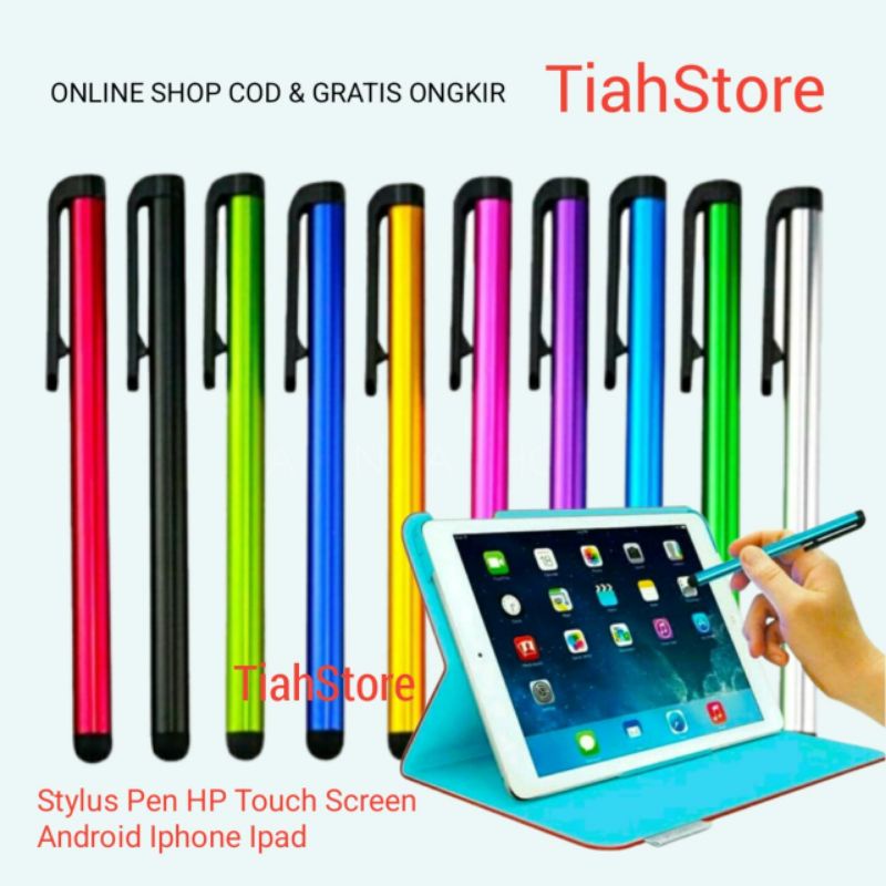 Jual PROMO!!! STYLUS PEN HP TOUCH SCREEN ANDROID IPHONE IPAD | Shopee ...