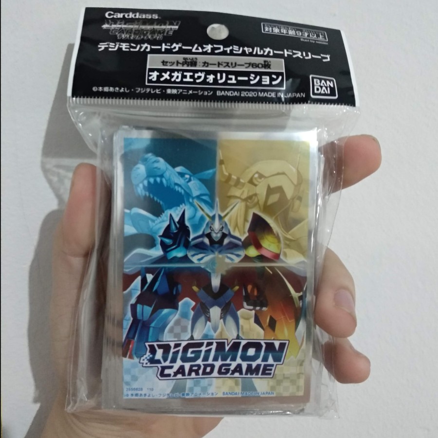 Jual Digimon Card Game Official Sleeve digimon Omegamon Evolution DCG ...