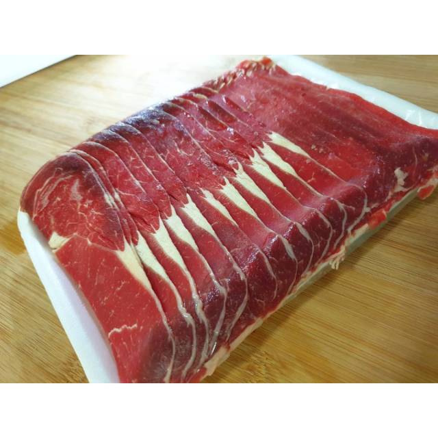 Jual Beef Rib Eye / Cuberoll Slice 500 Gram - Daging Sukiyaki | Shopee ...