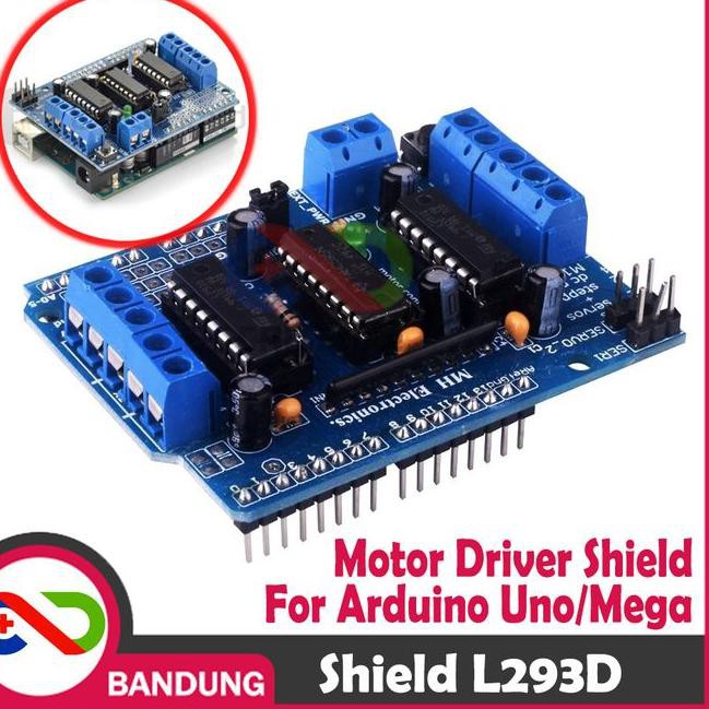 Jual Modern-064 [CNC] L293 L293D MOTOR DRIVER SHIELD FOR ARDUINO MEGA ...