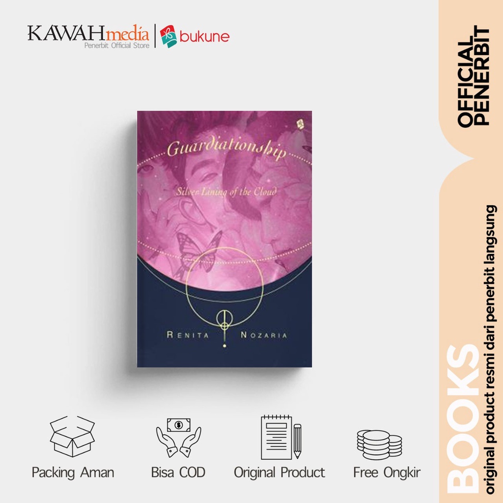 Jual NOVEL GUARDIATIONSHIP; SILVER LINING OF THE CLOUD - Renita Nozaria - Bukune | Shopee Indonesia