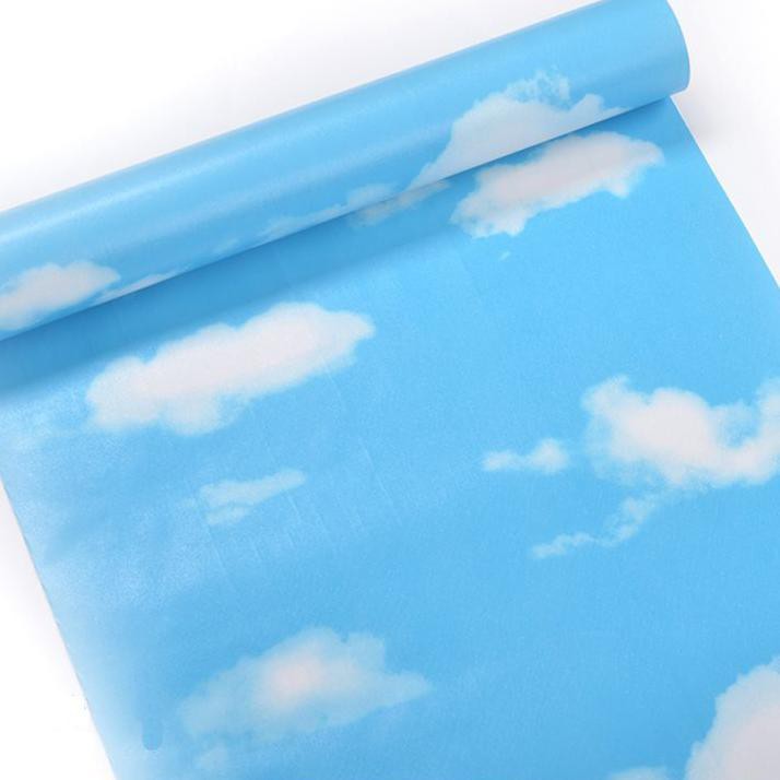 Jual TERMURAH!!! Wallpaper Sticker dinding Motif Awan GH001 langit ...