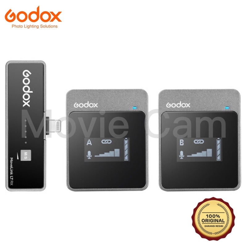 Jual Godox Movelink LT1 / LT2 2.4GHz Wireless Microphone System ...