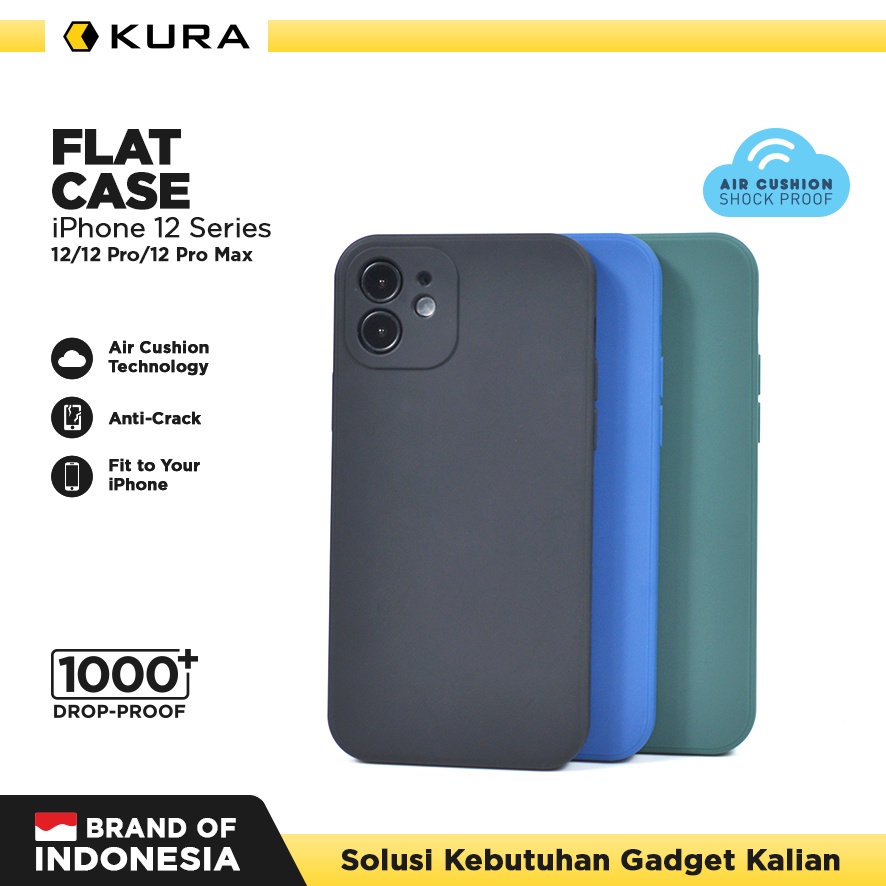 Jual KURA Flat Casing - Soft Case iPhone 12 Pro Max | Shopee Indonesia