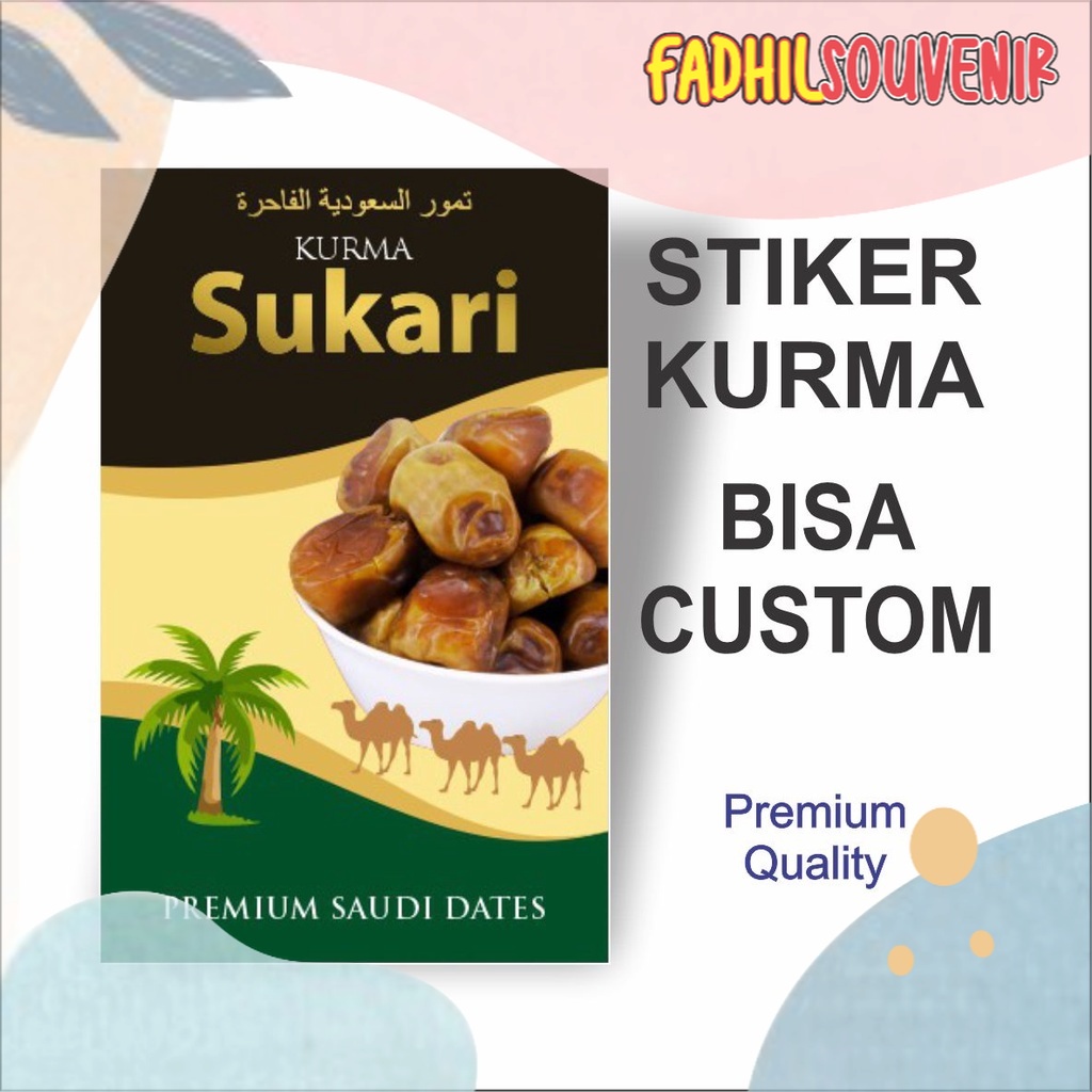 Jual Stiker Sticker Kurma Sukari Kurma Mesir Kurma Khalas Kurma Ajwa ...