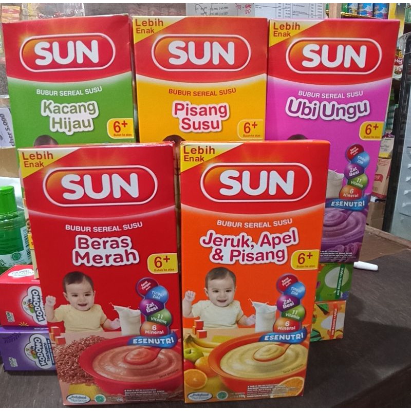 Jual SUN bubur sereal susu 120gr | Shopee Indonesia