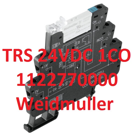 Jual TRS 24VDC 1CO 6A 1NO 1CO 1122770000 Relay+Soket Weidmuller ...
