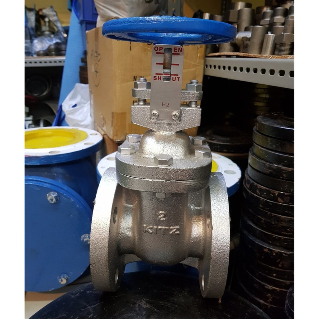 Jual Stop Kran Gate Valve 4 Inch KITZ Cast Iron JIS 10K - Stop Keran ...