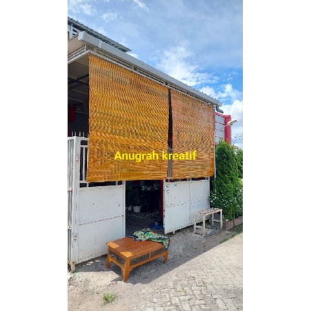 Jual TIRAI BAMBU KREY BAMBU 2m x 2m | Shopee Indonesia