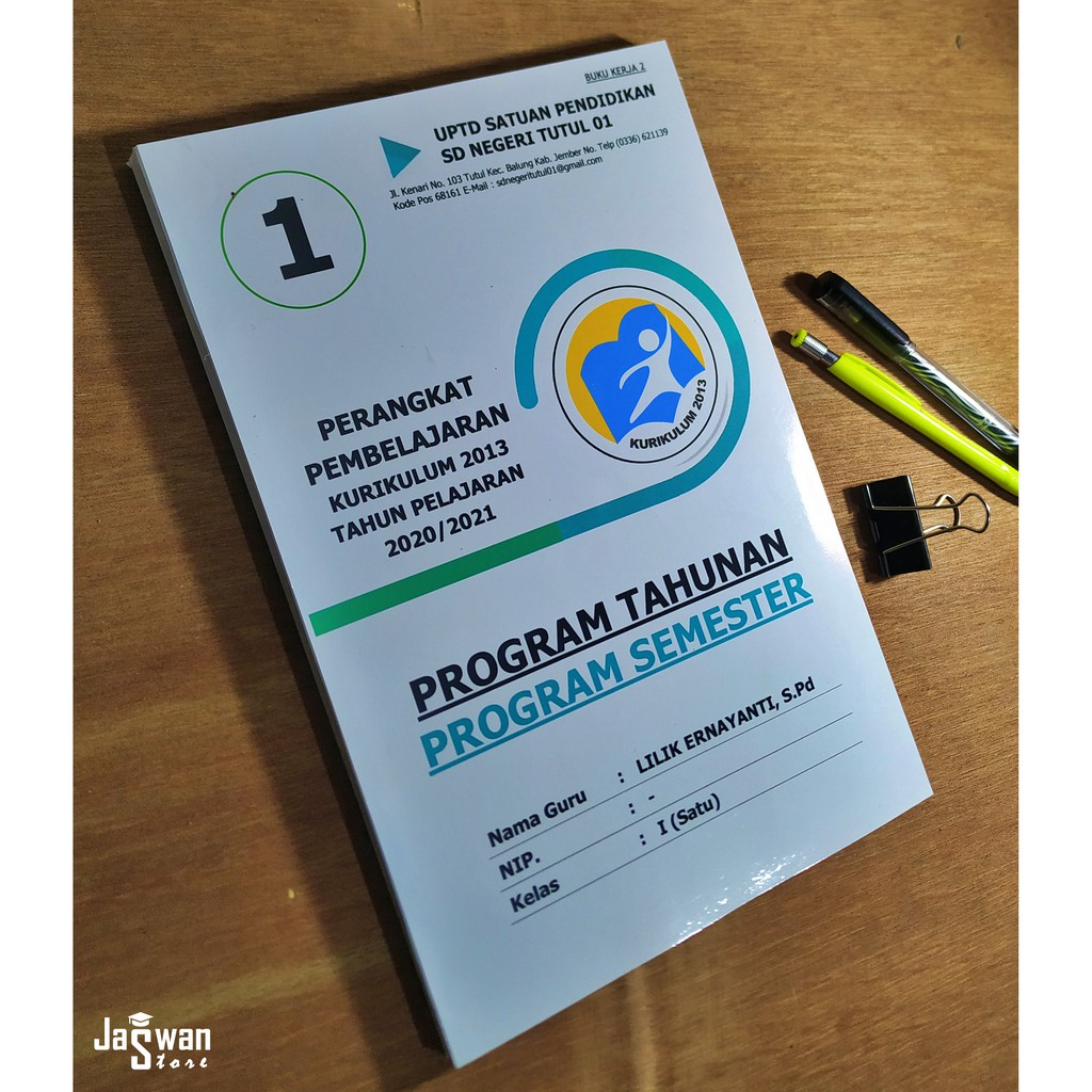 Jual Prota Promes Kelas 1 Semester 1 Perangkat Pembelajaran SD ...