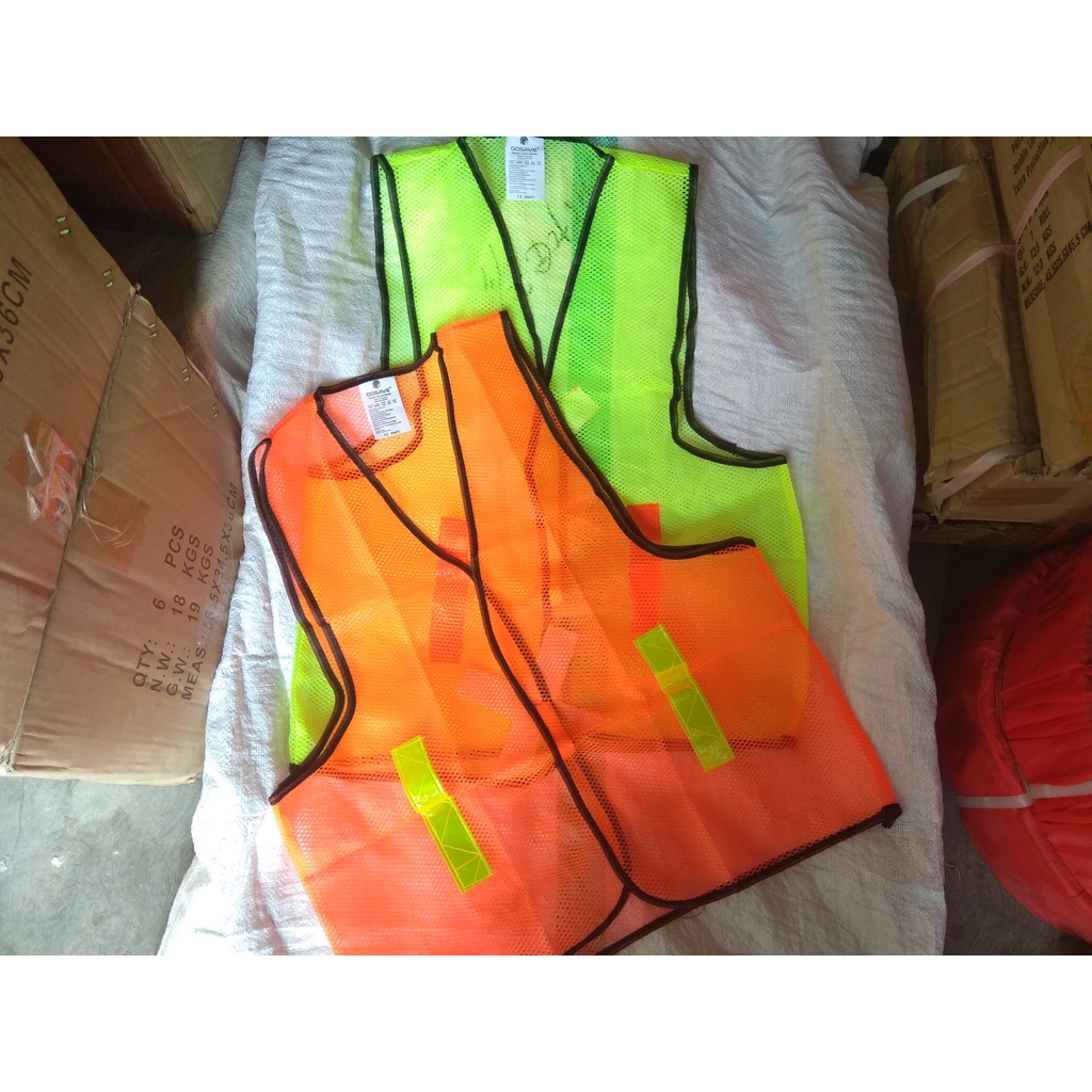 Jual ROMPI SAFETY JARING/ ROMPI JARING SILANG/ HIJAU ORANGE GOSAVE ...